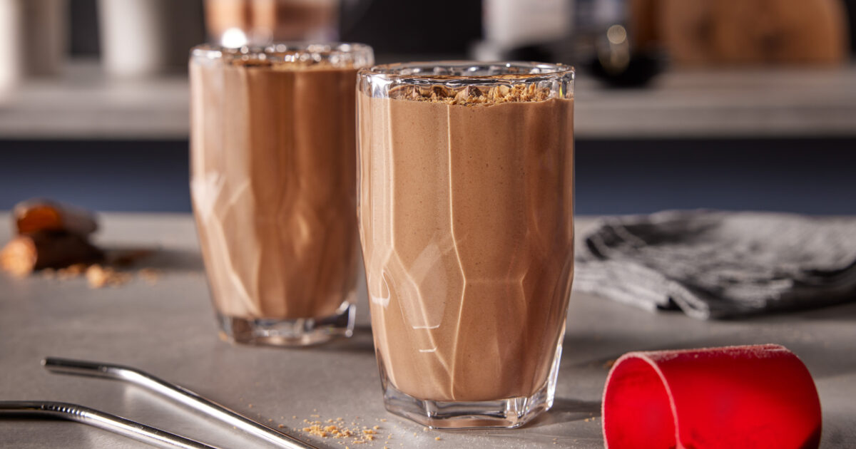 Buttery Candy Bar Protein Shake | Dymatize